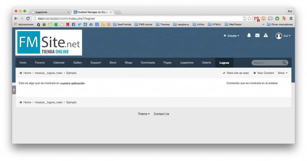 Cómo crear y desarrollar aplicación en IPS Community Suite